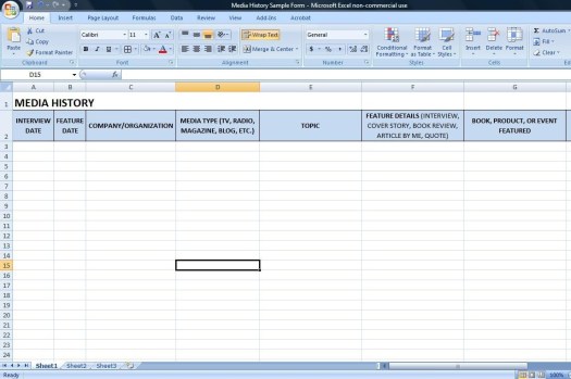Keeping Track of Contacts, Media History, and Speaking Engagements ...